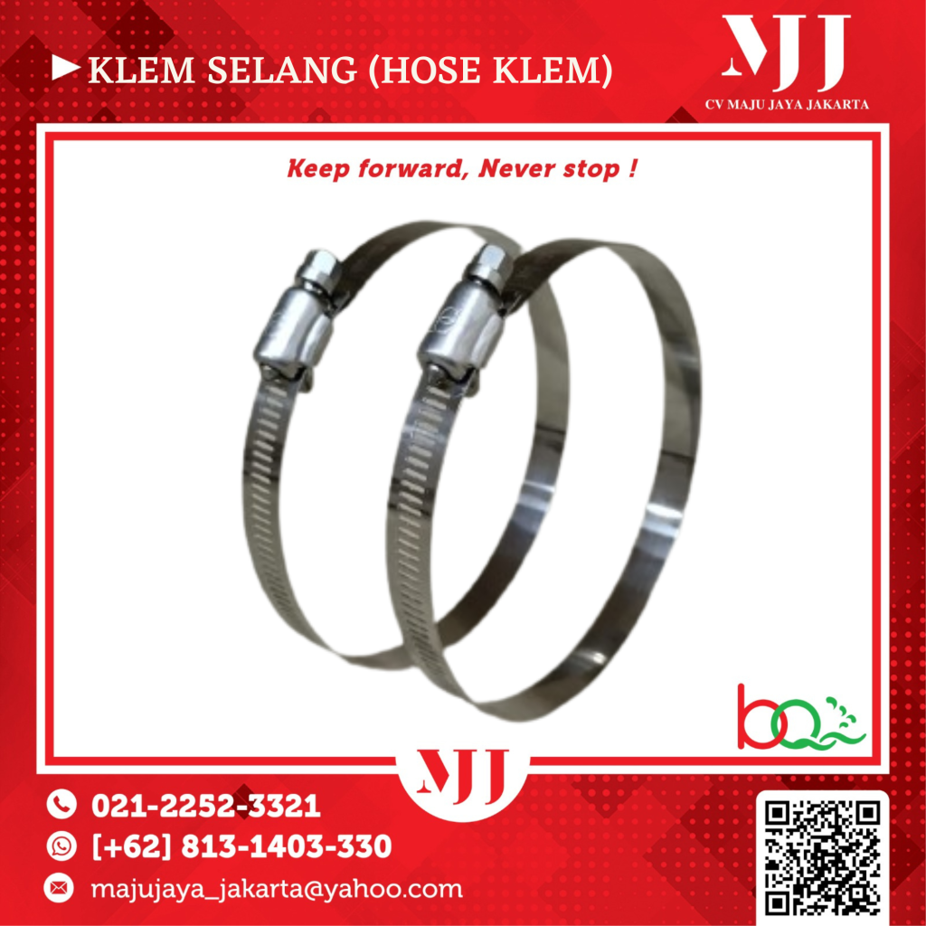 Klem selang (hose clamp) - CV. MAJU JAYA JAKARTA