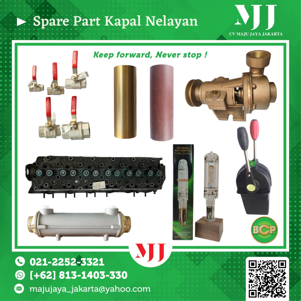 Distributor Alat-Alat Sparepart Kapal - CV. MAJU JAYA JAKARTA
