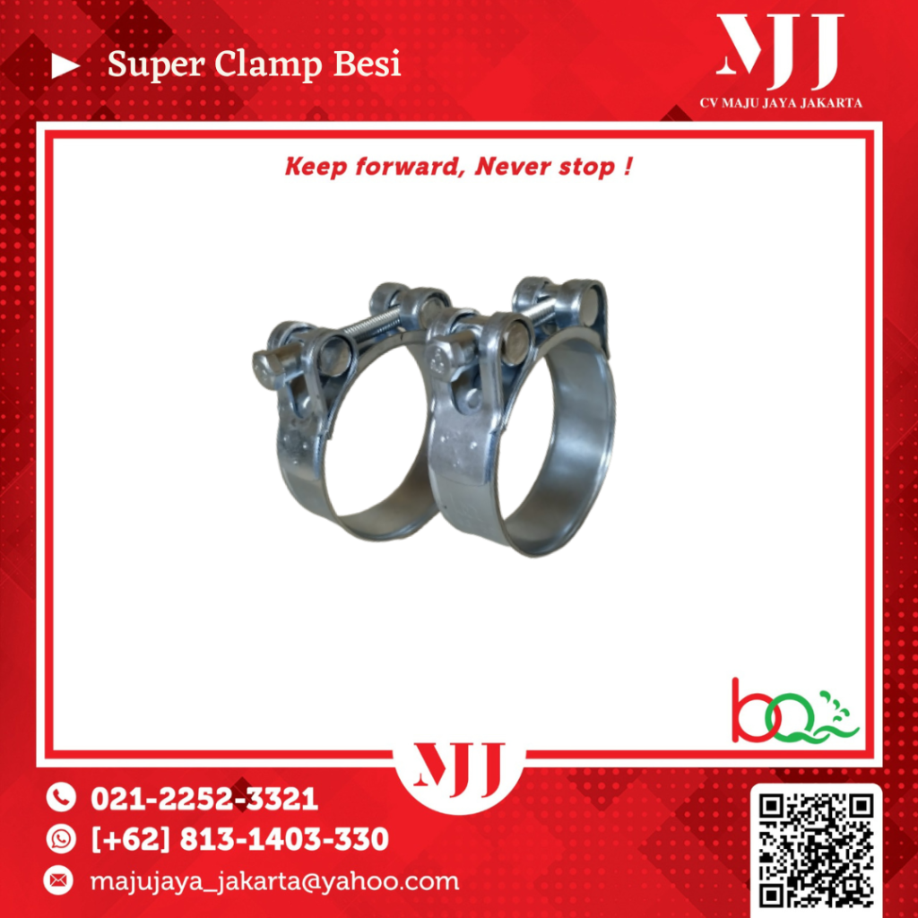 Clamp Selang Besi Putih - CV. MAJU JAYA JAKARTA